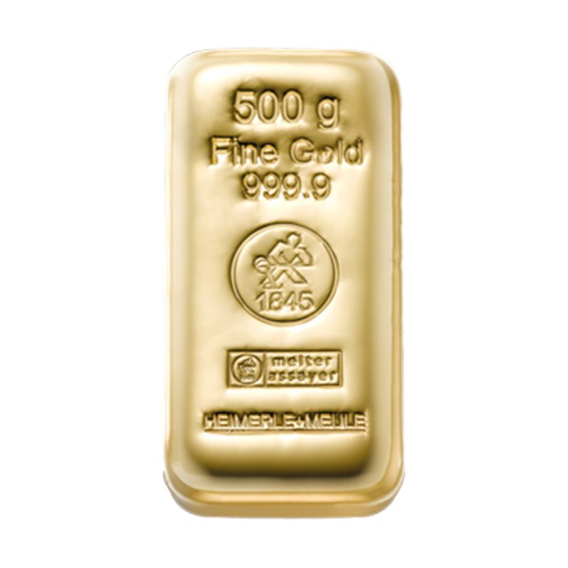 500gr. Zlatna poluga H+M - Premium Gold SRB